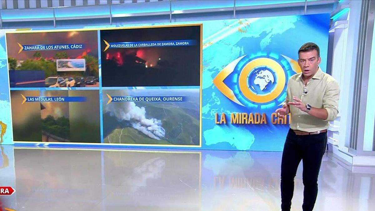 El presentador de La mirada crítica, contra Óscar Puente por sus tuits sobre los incendios