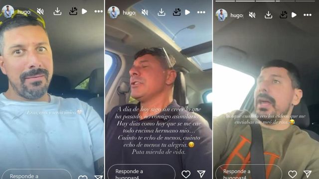 Hugo Paz, destrozado, recuerda a su amigo Borja, que fallecía ahogado ...