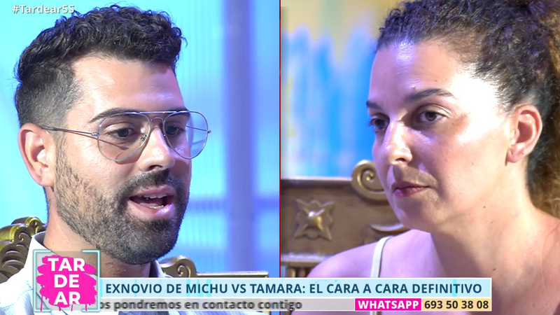 El tenso cara a cara del exnovio y la hermana de Michu por la herencia