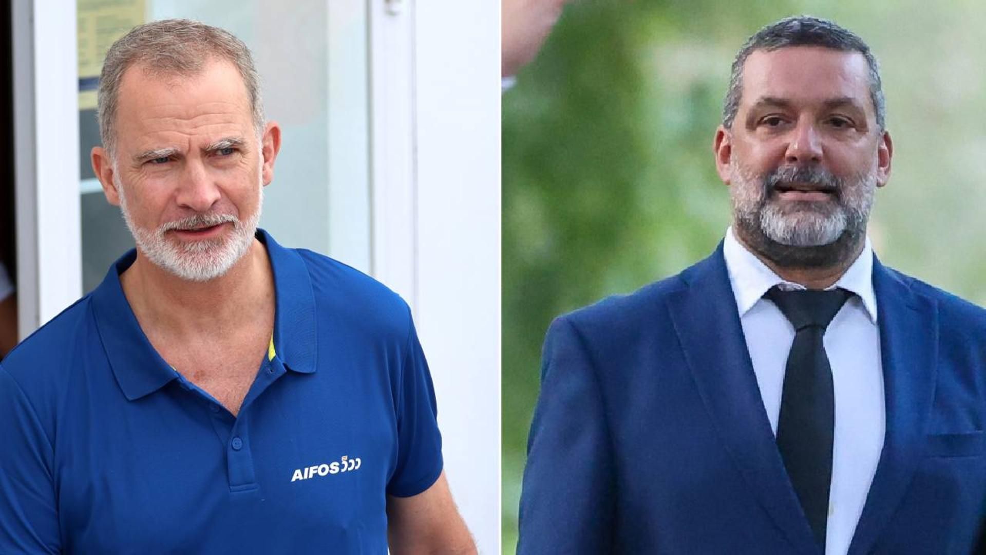 El rey Felipe VI visita a Jaume Anglada en el Hospital Universitario Son Espases