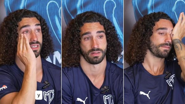 Marc Cucurella se rompe al hablar de su hijo Mateo, que tiene autismo