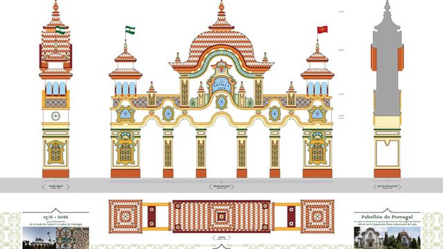 Así será la portada de la Feria de Abril de Sevilla de 2026