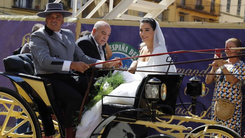 Bárbara Mirjan luce un impresionante vestido de novia en su boda con ...