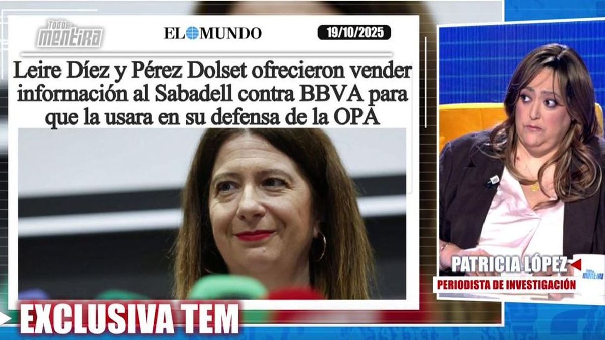 Patricia López desmiente que Leire Díez y Pérez Dolset ofrecieran ...