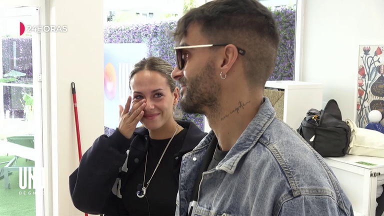 Violeta Crespo se emociona al despedirse junto a Edi Insua de la casita ...