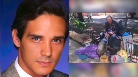El actor de telenovelas Alejandro Landero vive en la calle junto a sus ...
