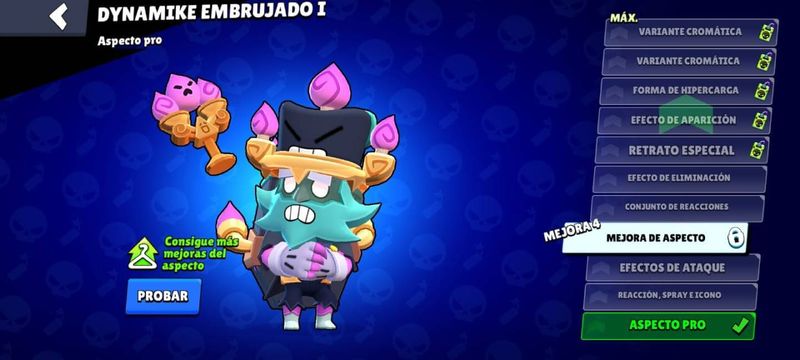 Brawl Stars regala la nueva skin de Dynamike Embrujado