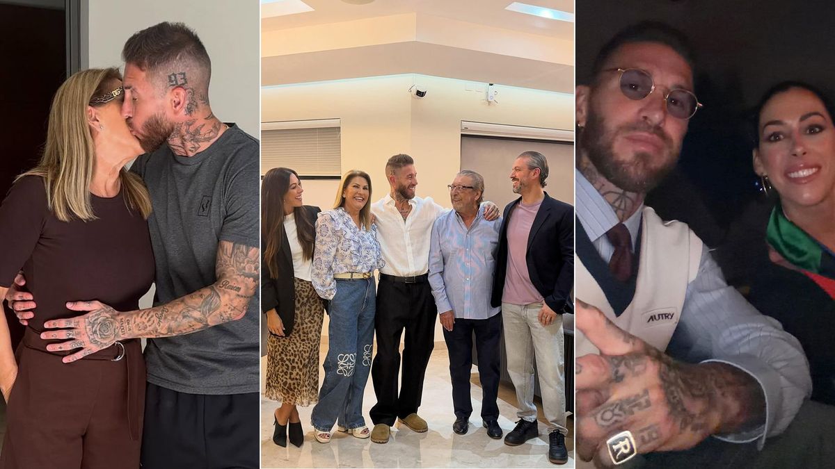Sergio Ramos, con sus padres y sus hermanos en México, pero sin Pilar ...