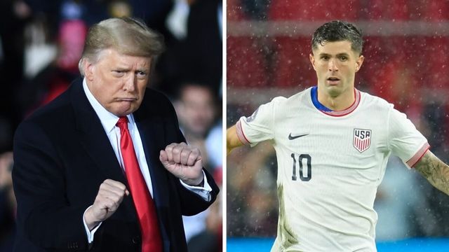 Christian Pulisic baila como Donald Trump tras un gol con EEUU