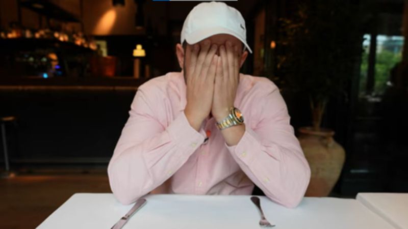 La sorprendente reacción de un youtuber en el restaurante de Cristiano ...