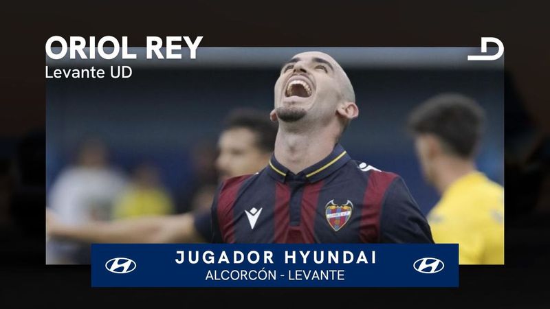 Oriol Rey, el Jugador Hyundai del Alcorcón - Levante