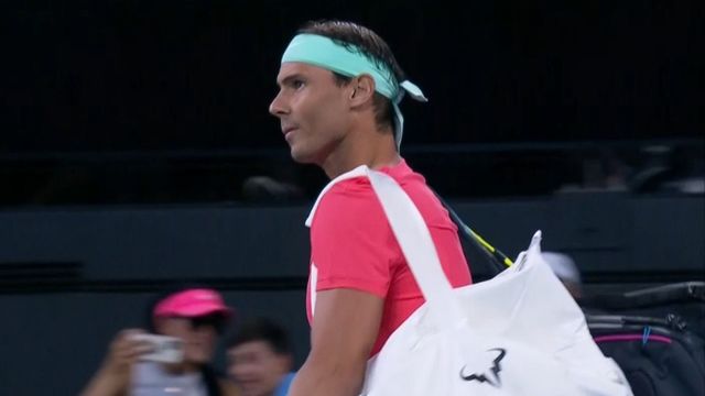 Rafa Nadal vuelve a competir en una pista de tenis