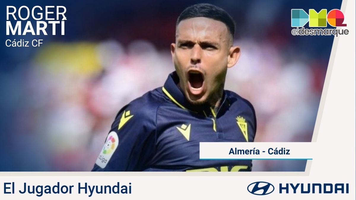 Roger Martí, Jugador Hyundai del Almería - Cádiz