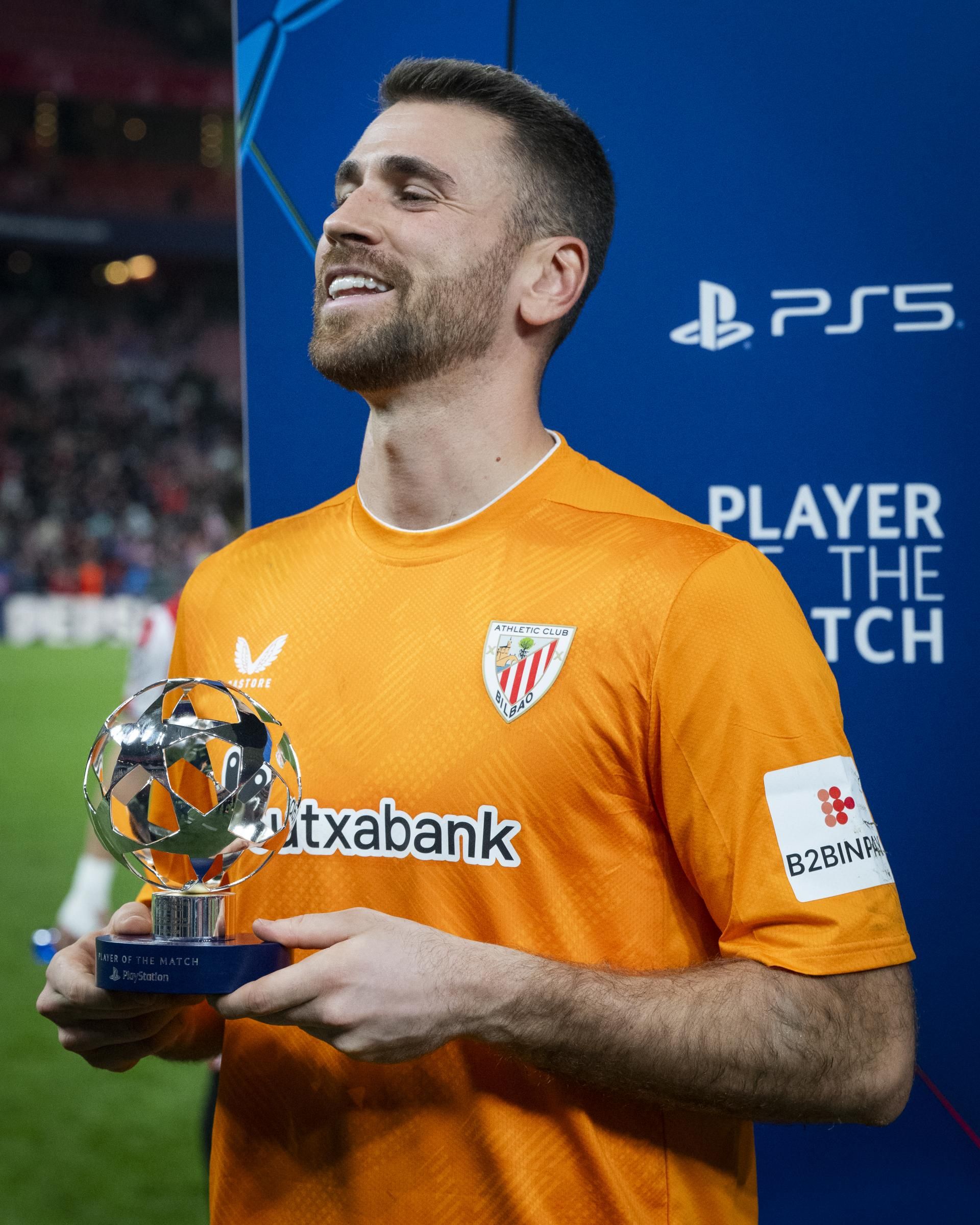 Unai Simón, la reivindicación junto al Athletic de un MVP de Champions