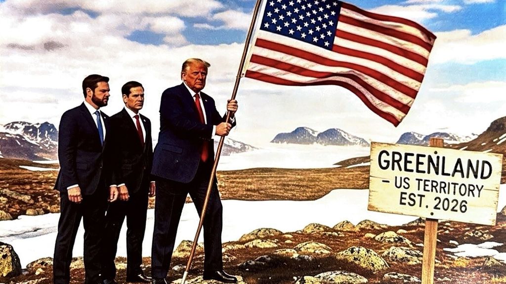 Donald Trumpse burla recreando con IA la conquista de Groenlandia y ...