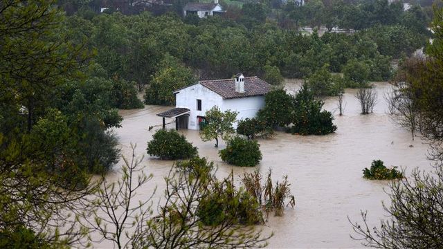 Los estragos de la borrasca Leonardo, en imágenes