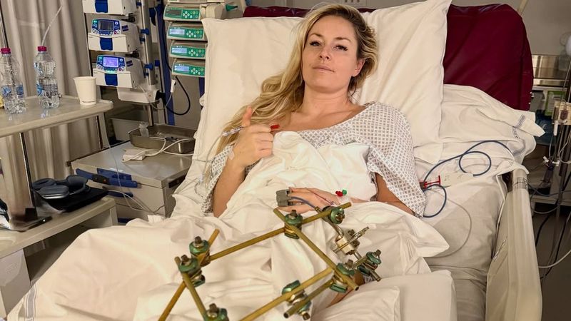 La primera imagen de Lindsey Vonn tras tres operaciones después de su ...