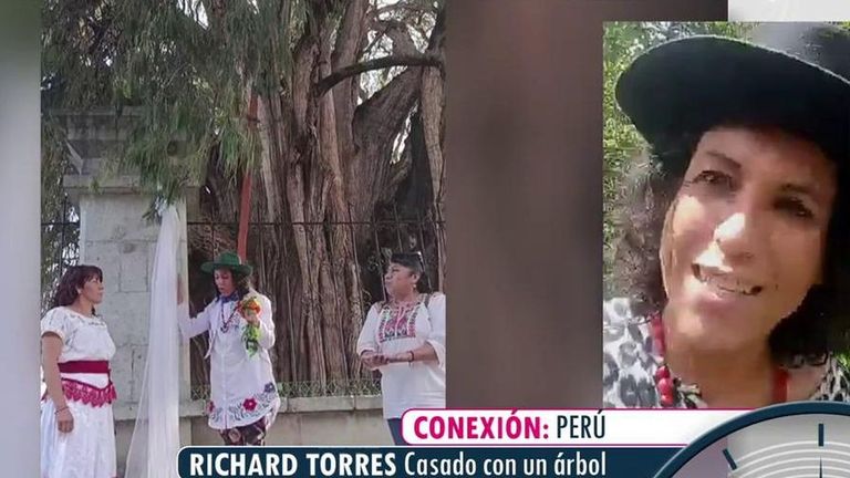 Richard Torres, el hombre que se casó con el árbol más antiguo de ...