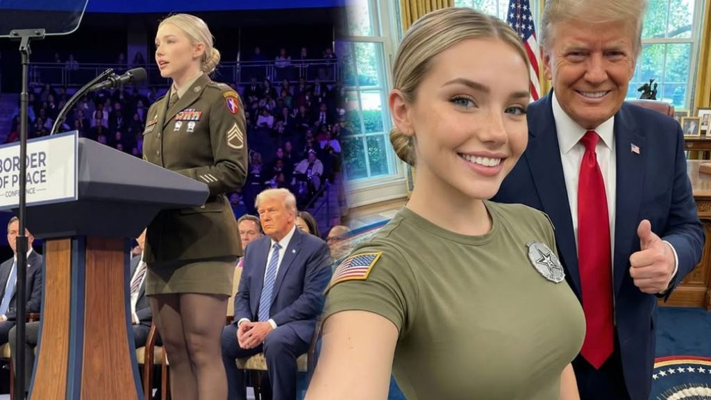 Quién es Jessica Foster, la influencer pro-Trump creada con IA