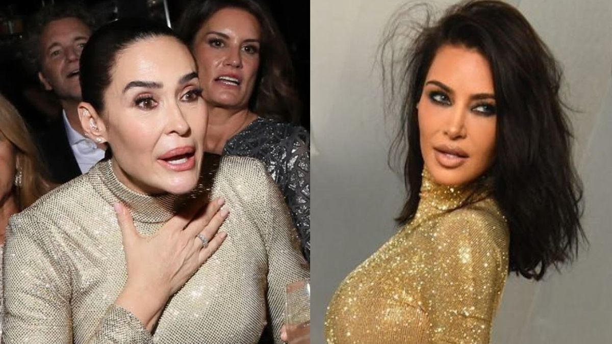 Kim Kardashian y Vicky Martín Berrocal, con un vestido casi idéntico ...