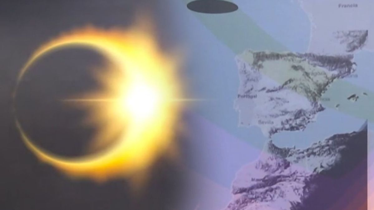La guía para ver el eclipse solar total en España: la franja de la ...
