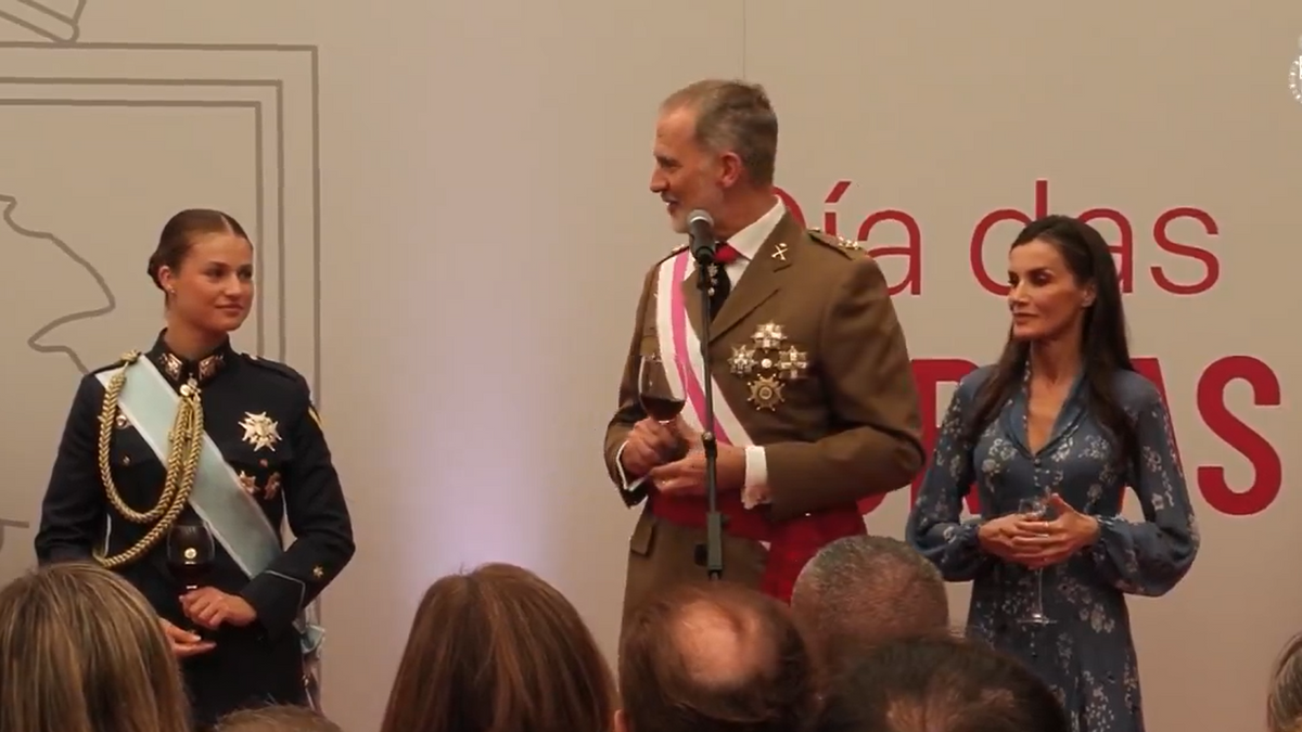 El divertido brindis del rey Felipe en honor a la princesa Leonor