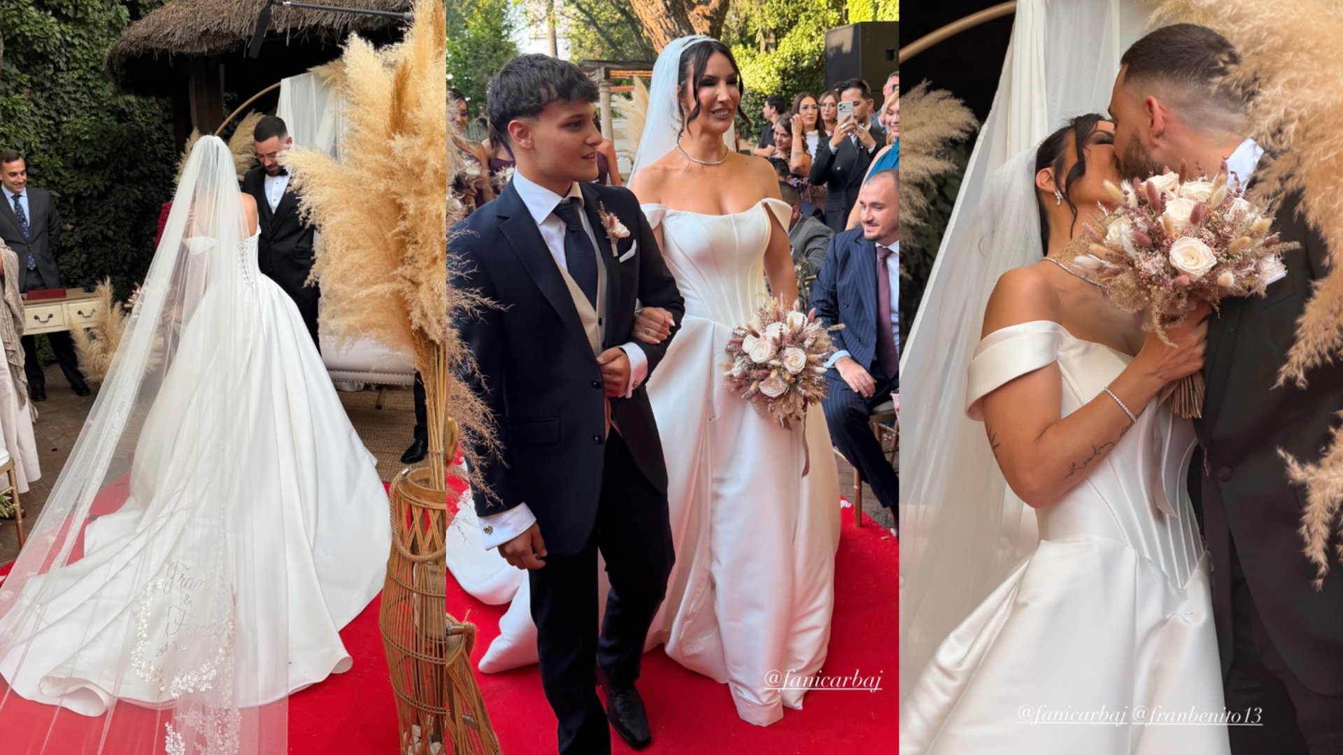 Así ha sido la boda de Fani Carbajo y Fran Benito: todos los detalles ...