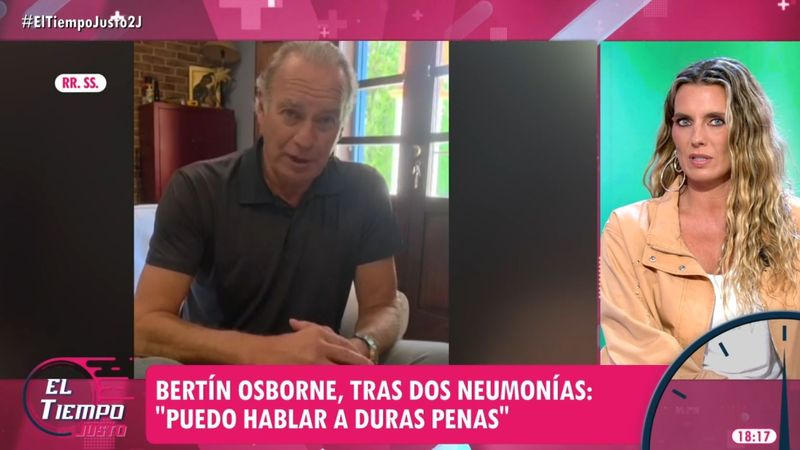 Preocupación por el estado de salud de Bertín Osborne tras dos ...