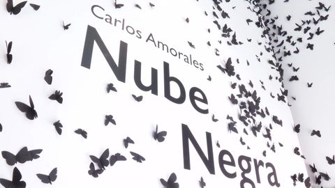 Una 'invasión' de mariposas negras toma Madrid: la instalación “Nube ...