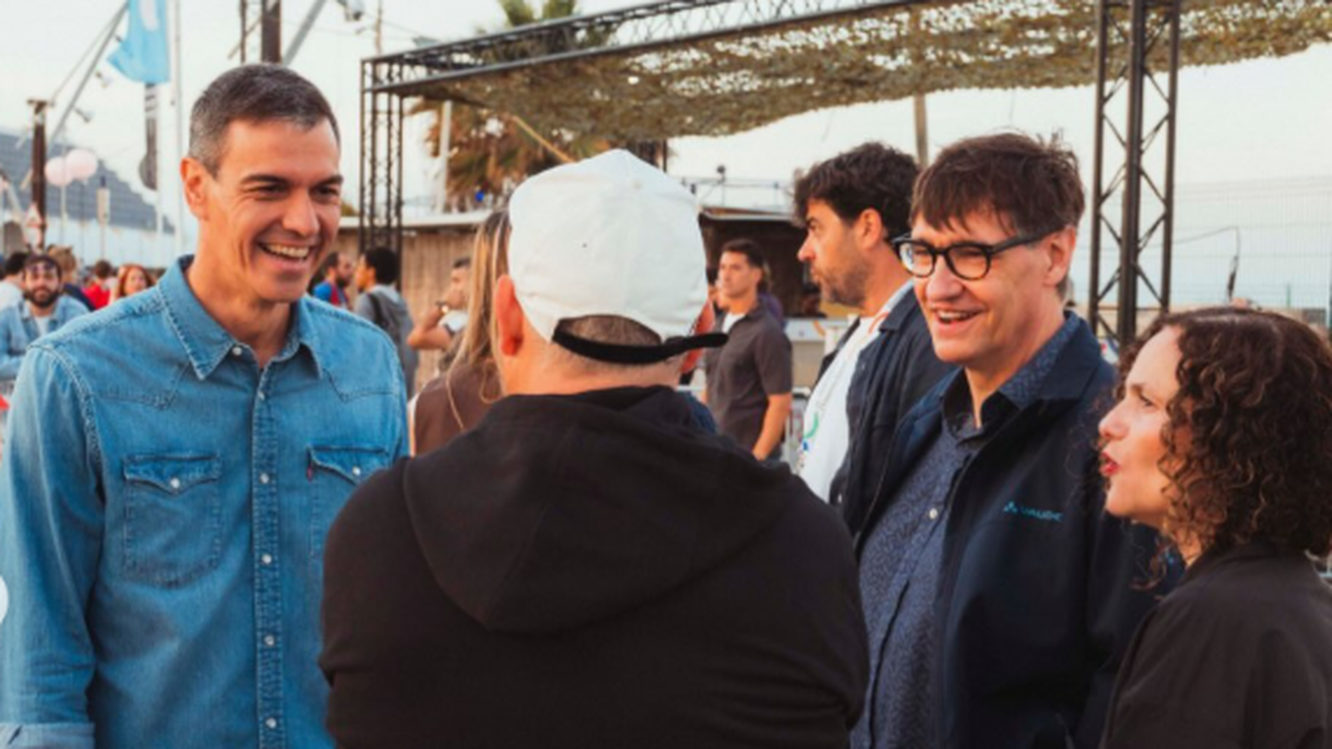 Salvador Illa disfruta del Primavera Sound junto a Pedro Sánchez