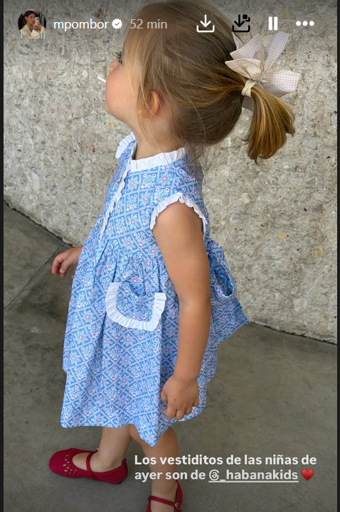 Marta Pombo y el vestido de sus hijas para el bautizo de su prima: está ...